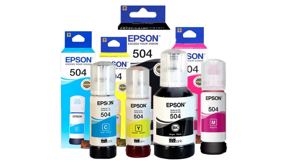 Juego Tinta 504 EPSON (4 pack) Original : Precio Guatemala