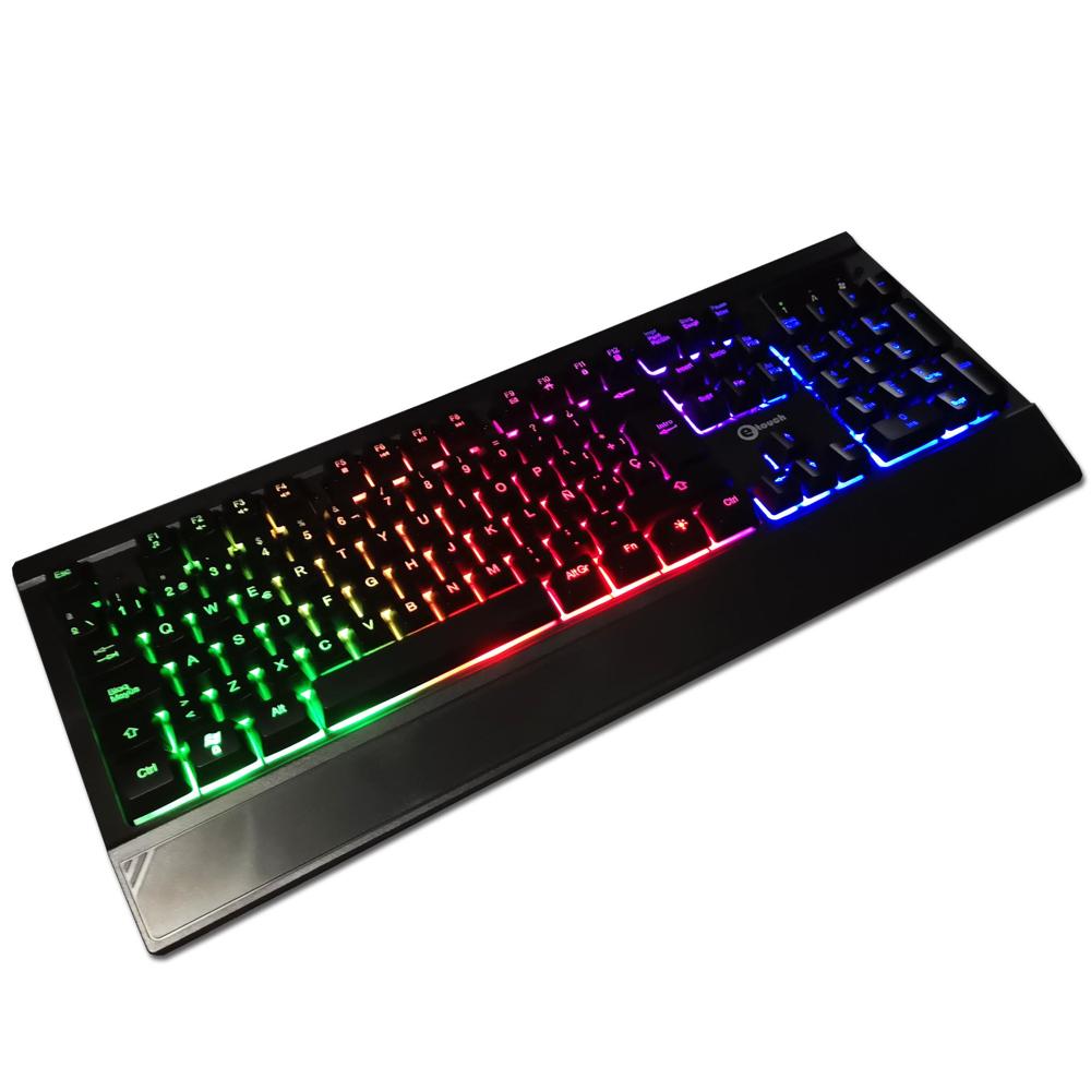 Teclado USB Multimedia Retroiluminado Para Gamer, Etouch K510 : Precio ...