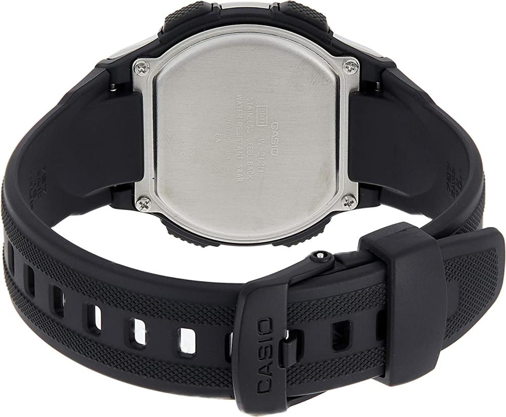 W-212H-1AV Reloj Casio para Hombre Pulsera de Caucho Digital : Precio ...