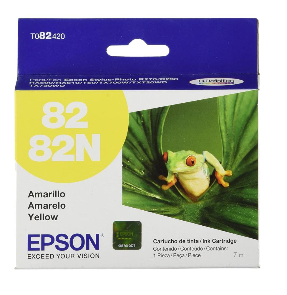 Cartucho Amarillo Epson 82 Tinta Original : Precio Guatemala