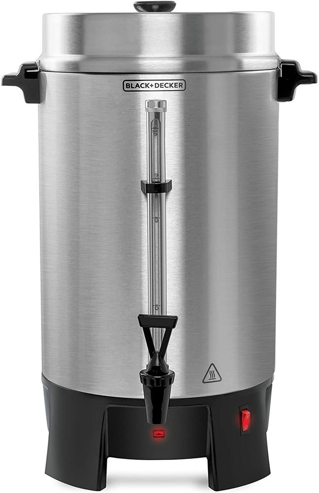 Percoladora De Café De 100 Tazas Con Asas Frías Al Tacto, Black And ...