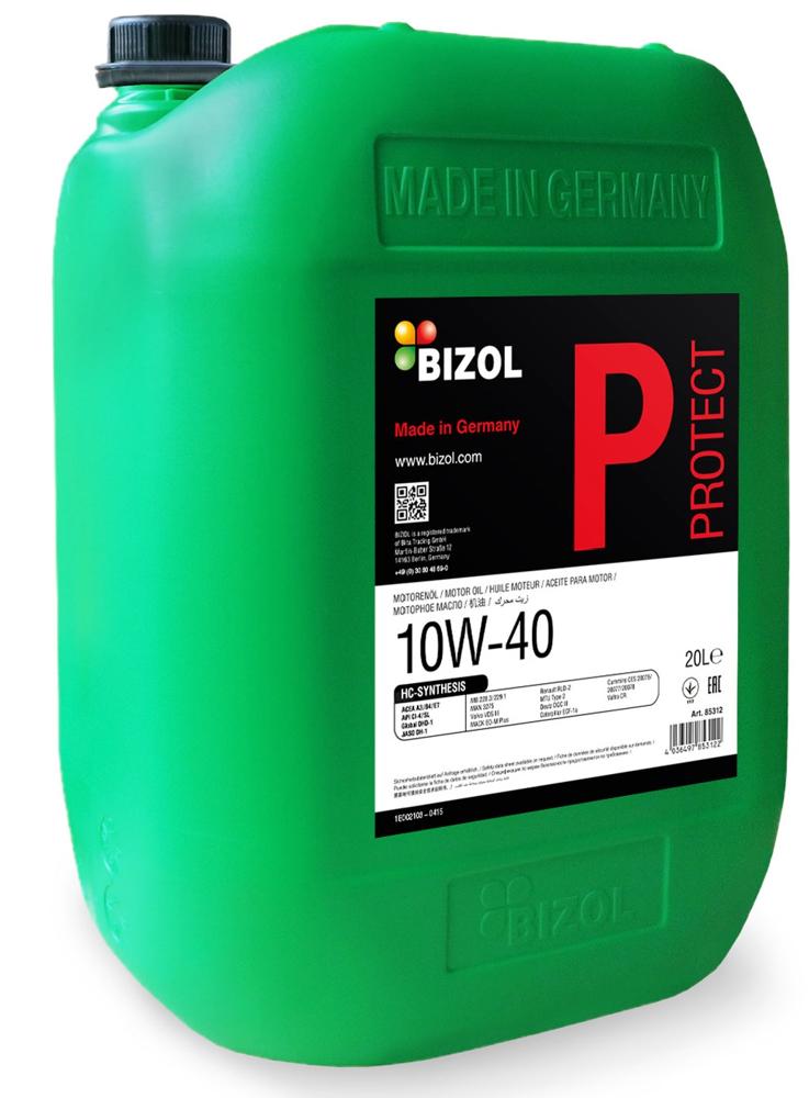 Bizol, Protect 10W-40, Aceite de Motor para Automóviles, HC-Sintético ...
