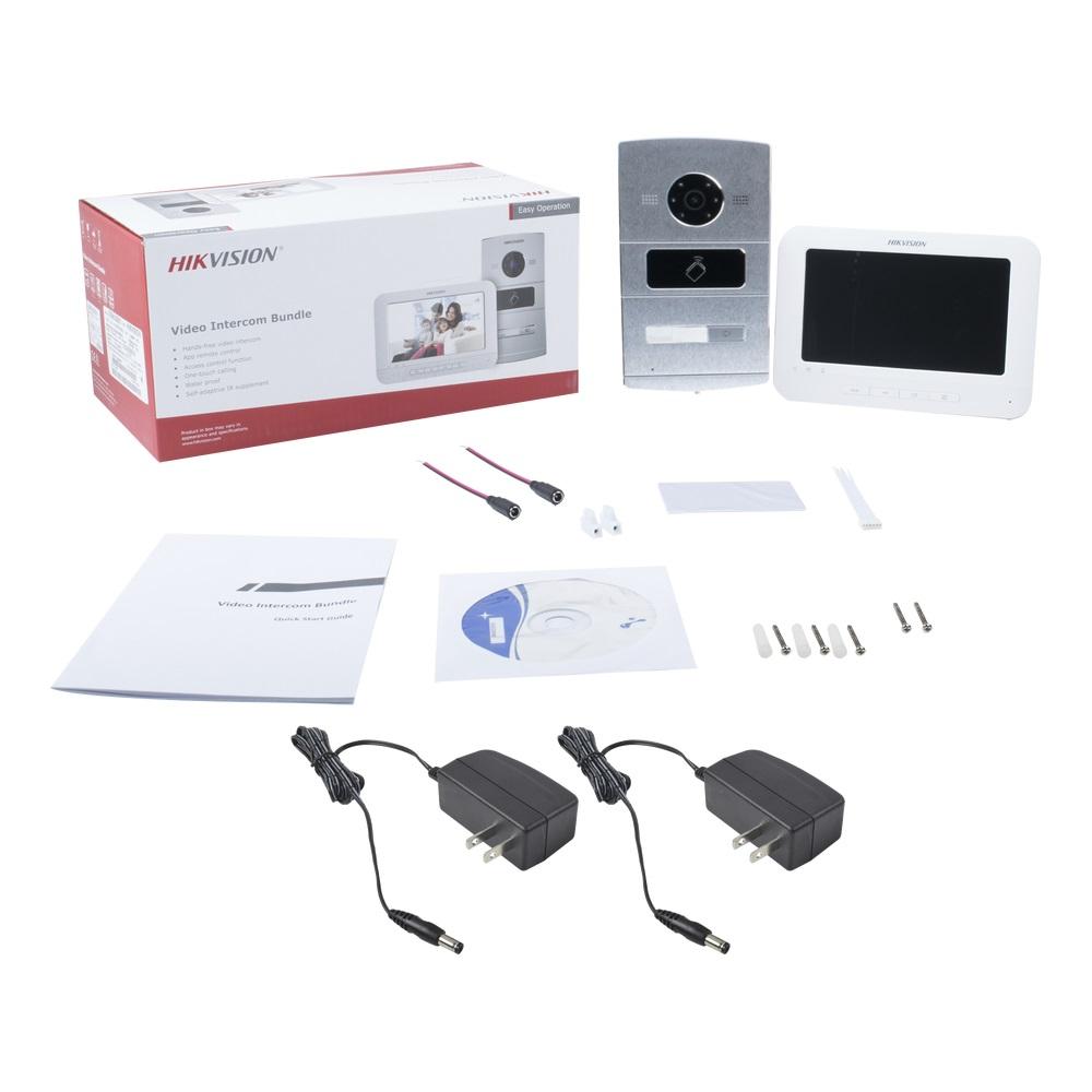 Hikvision, Kit de Videoportero, IP / 1.3 Megapíxeles, Monitor Touch ...