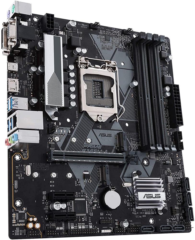 Asus, PRIME B365M-A, Tarjeta madre, Micro ATX, LGA1151 Socket,B365, USB ...