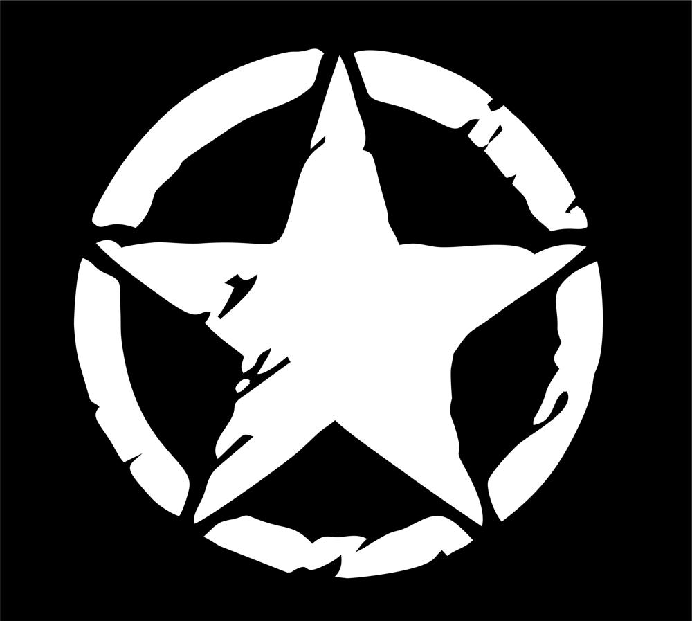 calcomania, estrella, militar, sticker, carro, accesorio, : Precio ...