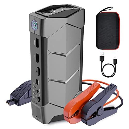 Portable Car Jump Starter,2000A Battery Jump Starter(Up to 6.0L Gas 4 ...