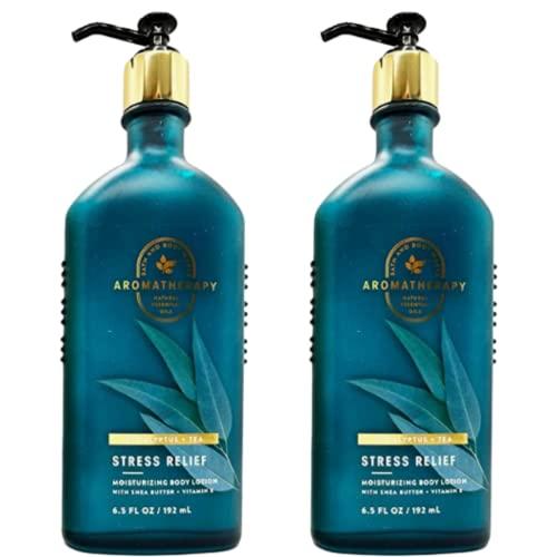 Bath And Body Works Stress Relief Eucalyptus Tea Aromatherapy T Set Of 2 65 Ounce