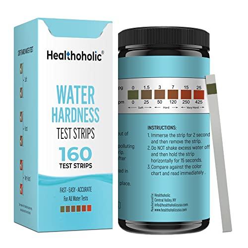Healthoholic Water Hardness Test Kit | Pack of 160 Fast and Accurate ...