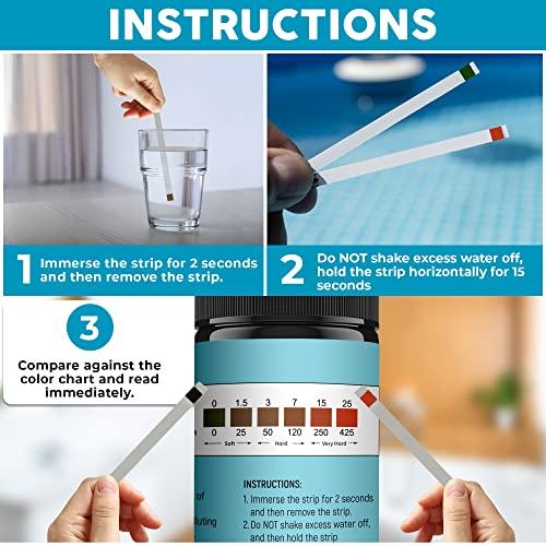 Healthoholic Water Hardness Test Kit | Pack of 160 Fast and Accurate ...