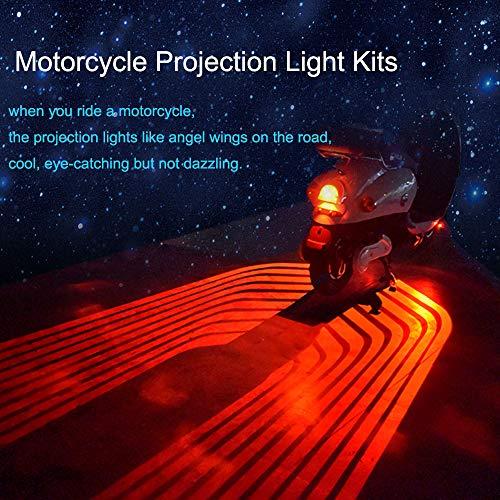 Motorcycle Angel Wings Projection Light Kit, Underbody Waterproof Ghost ...