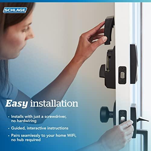 Schlage BE499WB CEN 622 Encode Plus WiFi Deadbolt Smart Lock con Apple ... Schlage BE499WB CEN 622 Encode Plus WiFi Deadbolt Smart Lock con Apple ...