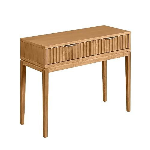 Nathan James Jasper Wood Accent Storage Console Sofa Table, for ...