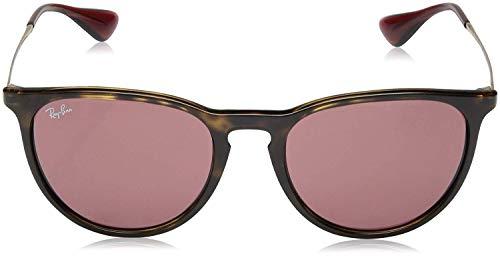 Ray-Ban RB4171 Erika Gafas de sol redondas, Habana/Violeta oscuro, 54 ...