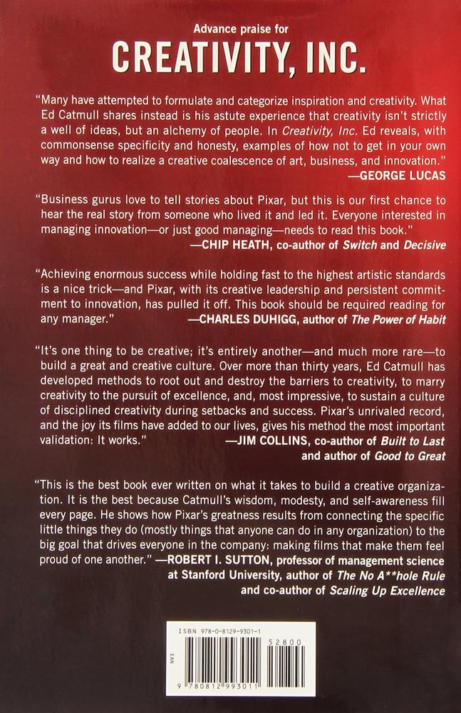 Creativity, Inc.: Overcoming the Unseen Forces That Stand in the Way of ...