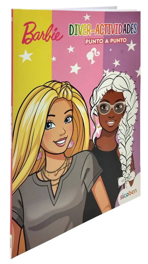 Libros Diver-Actividades Con Barbie Punto A Punto Surtido De 2 3A ...