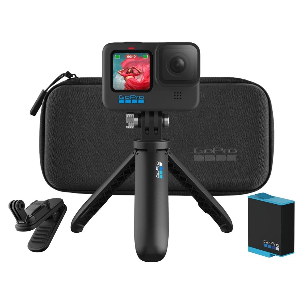 GOPRO, HERO 10 BUNDLE KIT (Hero 10, Clip Giratorio Magnético, Bateria ...