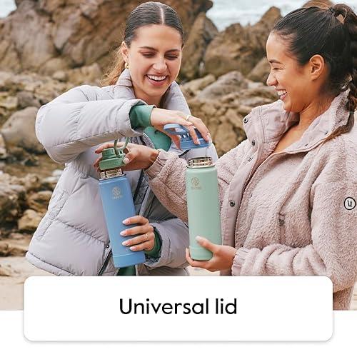 Takeya Actives 32 oz Vacuum Insulated Stainless Steel Water Bottle with ...
