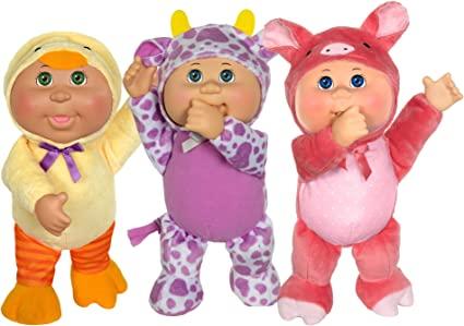 Cabbage Patch Kids Farm Friends Paquete de 3 - Muñecas CPK de 9 ...