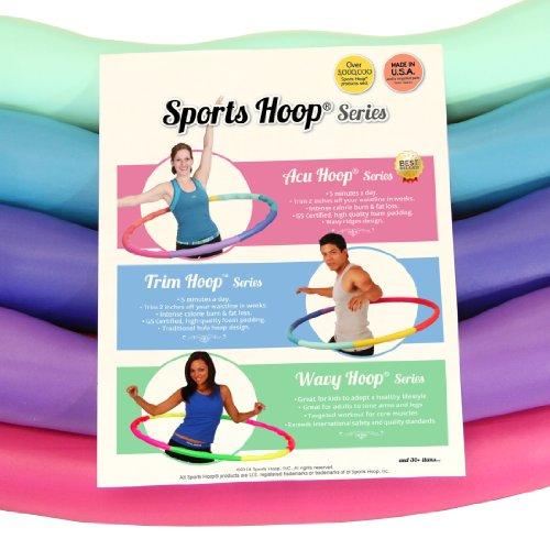 Sports Hoop Weighted Hula Hoop, ACU Hoop 3M - 3.2lb Medium, Weight Loss ...