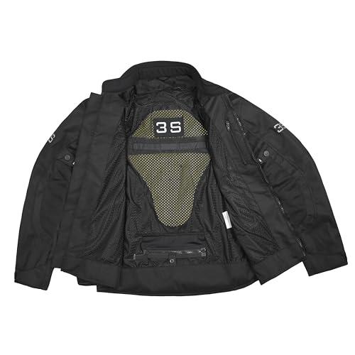 3S HIGH-PERFORMANCE MESH MOTORCYCLE JACKET- BREATHABLE, CE ARMORED FOR ...