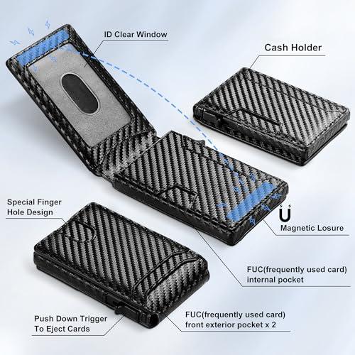 Cartera Minimalista Rfid para Hombre: Cartera Inteligente, Bolsillo ...