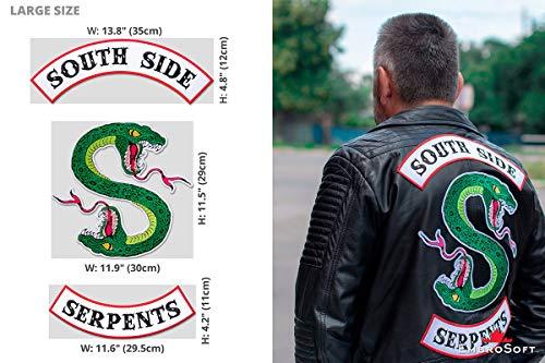 Riverdale Southside Serpents Biker Gang Emblem Embroidered Patch Iron ...