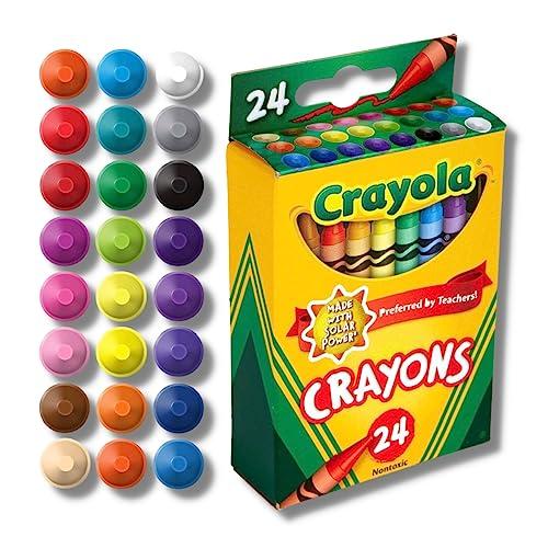 Paquete de crayones de colores clásicos (24/caja) [Juego de 3] : Precio ...