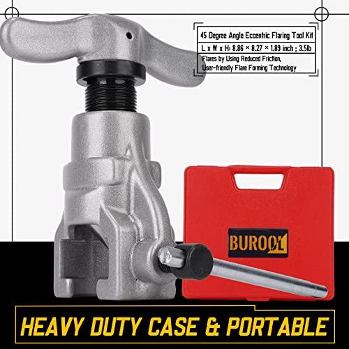 KOOPOOL Eccentric Flaring Tool Kit 7 Dies Flare Bar, Sizes (3/16-3/4 ...