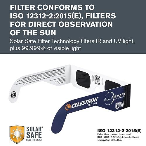 Celestron – Familia de gafas EclipSmart Safe Solar Eclipse, paquete de ...