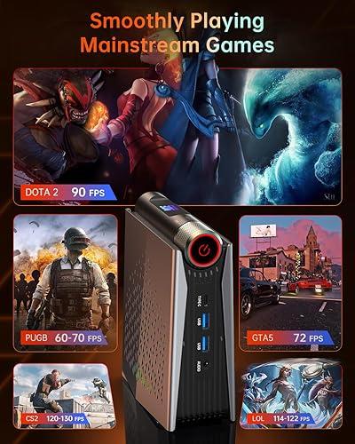 ACEMAGICIAN Mini PC Ryzen 9 6900HX - 32GB DDR5 1TB NVME SSD Small ...