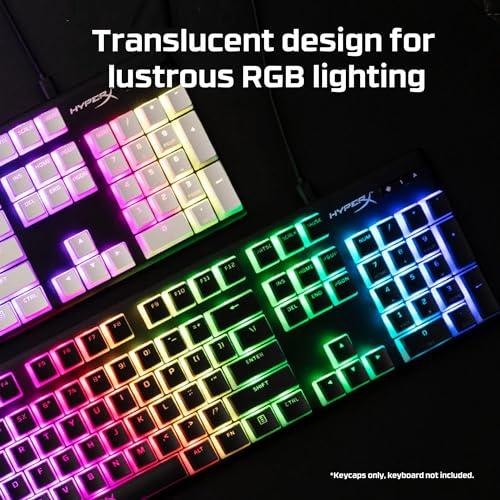 HyperX Pudding Keycaps - Double Shot PBT Keycap Set with Translucent ...