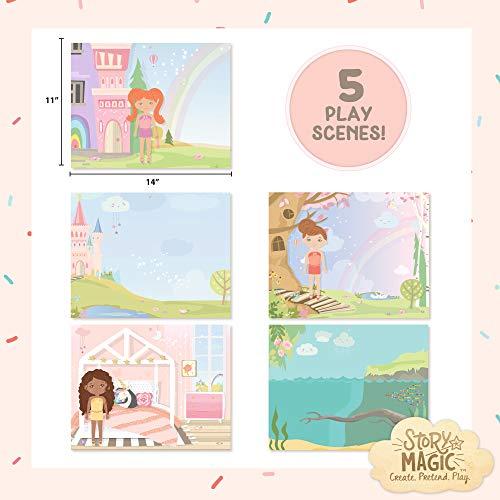 Libro de pegatinas grande Story Magic de Horizon Group USA, crea tus propias aventuras mágicas ...