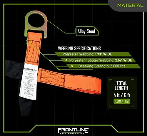 Frontline Fall Protection COS06R Correa de anclaje para concreto con un ...