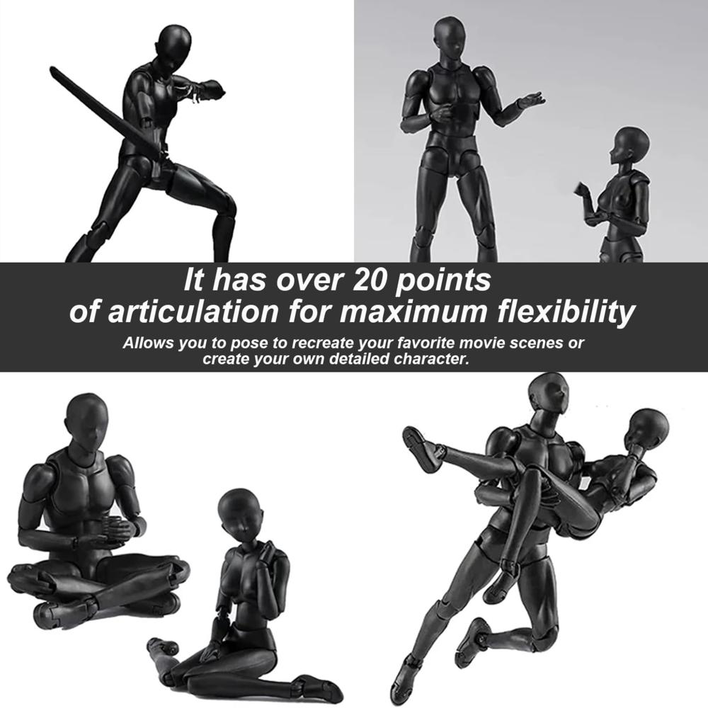 CurcKua Mannequin Body Female Drawing Mannequin Simulated Posable ...