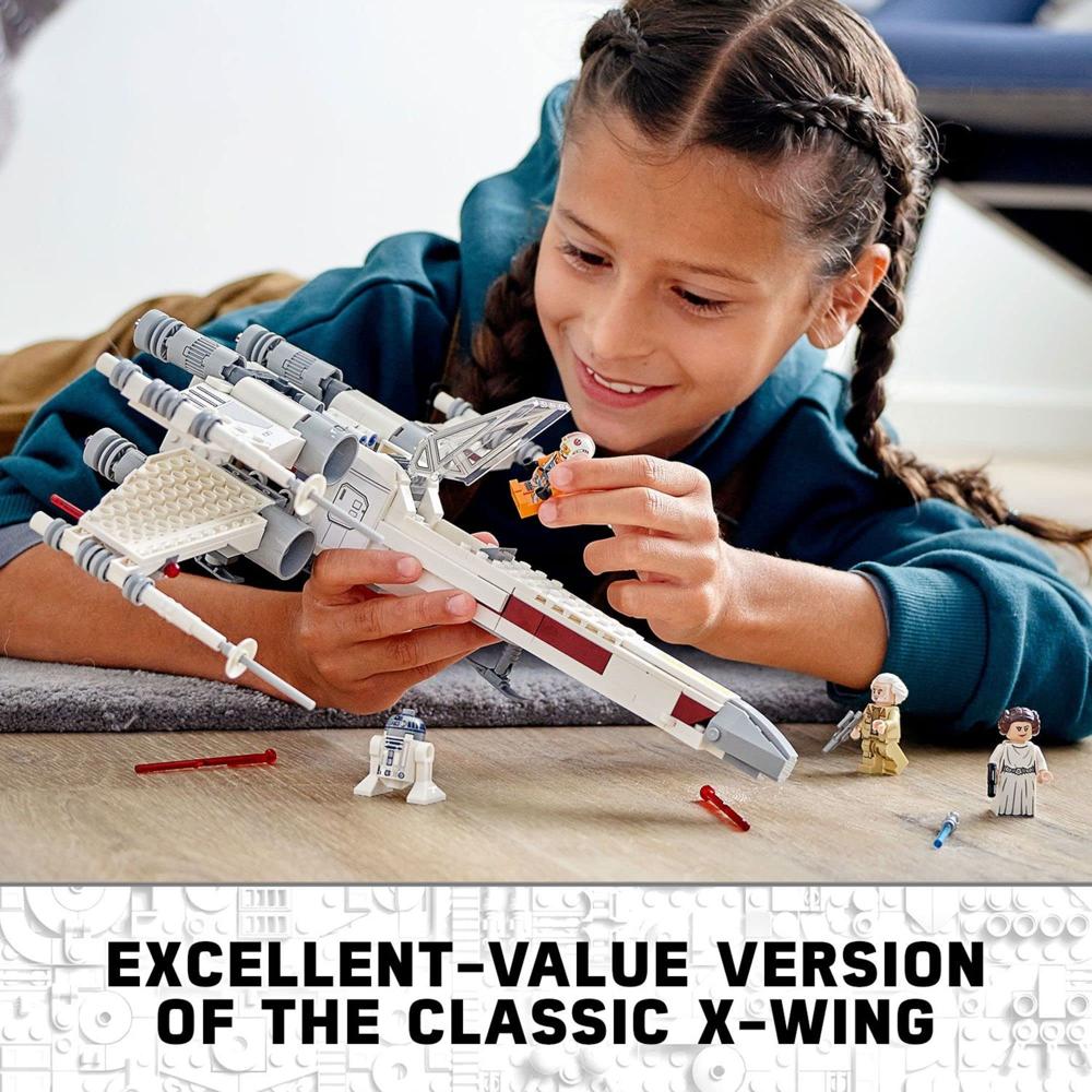 LEGO Star Wars Luke Skywalkers X-Wing Fighter 75301 Building Toy Set ...