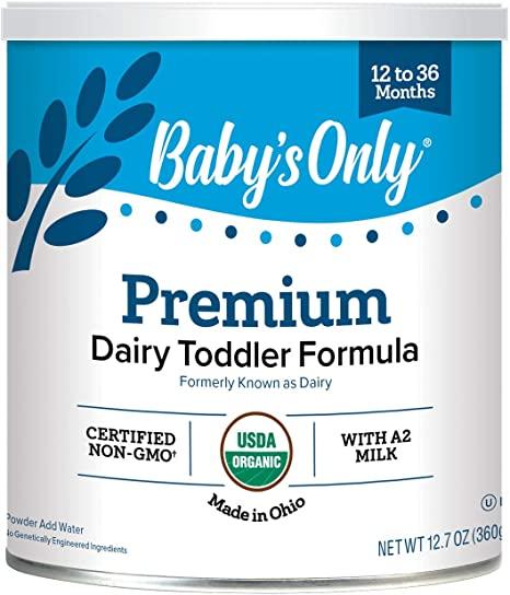 Fórmula láctea orgánica para bebés solo para bebés, 12.7 oz (paquete de ...