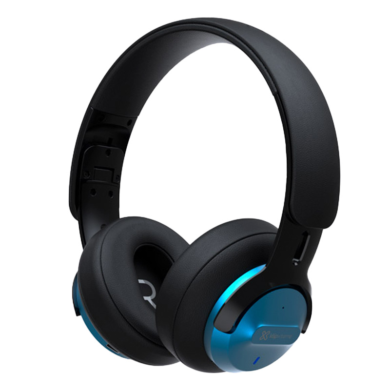 Audífonos Tipo Headset Klip Xtreme ANC Premium Bluetooth Con Micrófono Azul : Precio Guatemala