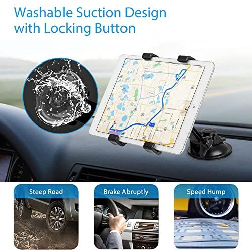 Car Tablet Holder, Tablet Dash Mount iPad Stand Holder for Car ...