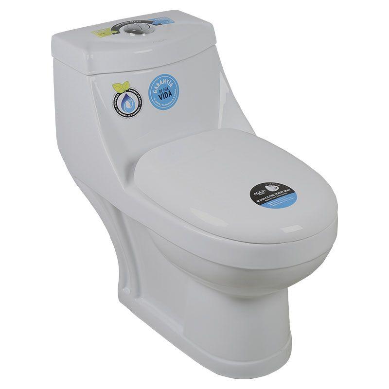 Inodoro De 1 Pieza, Dante, 70.5X38X67Cm, AQUA NOVA : Precio Guatemala