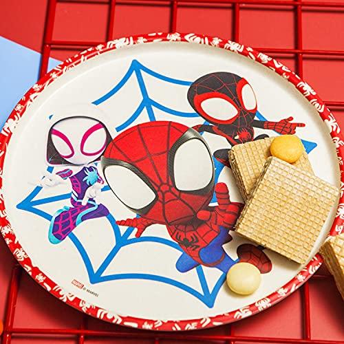Zak Designs Marvel Spider-Man Dinnerware Set for Kids Includes 8 Plate ...