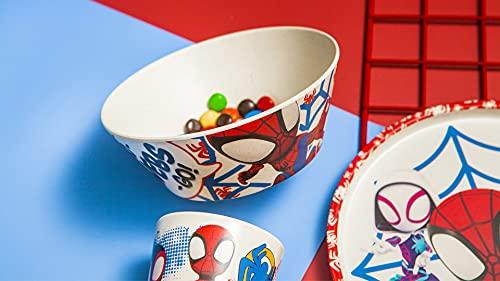 Zak Designs Marvel Spider-Man Dinnerware Set for Kids Includes 8 Plate ...
