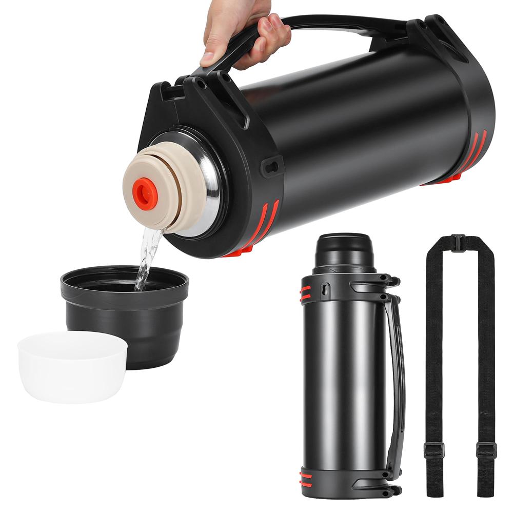 Termo grande Olerd - Botella aislada de acero inoxidable de 202 oz para ...