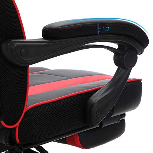 SONGMICS Racing Gaming Chair, Adjustable Ergonomic Office Chair with ...