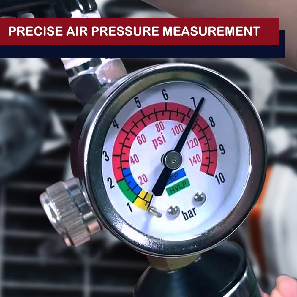 Regulador de compresor de aire LE Lematec AR-01 ¼ NPT. Regulador de presión de aire 0-150 PSI ...