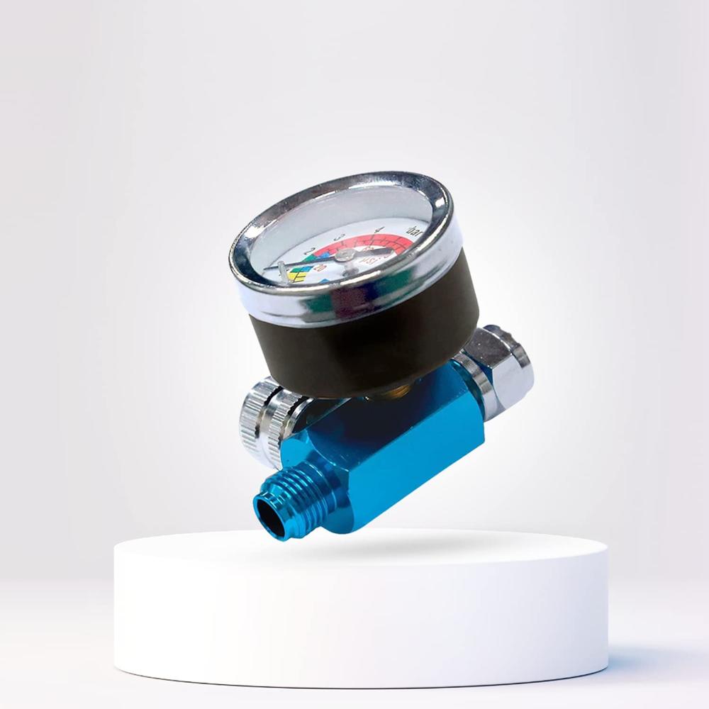 Regulador de compresor de aire LE Lematec AR-01 ¼ NPT. Regulador de presión de aire 0-150 PSI ...