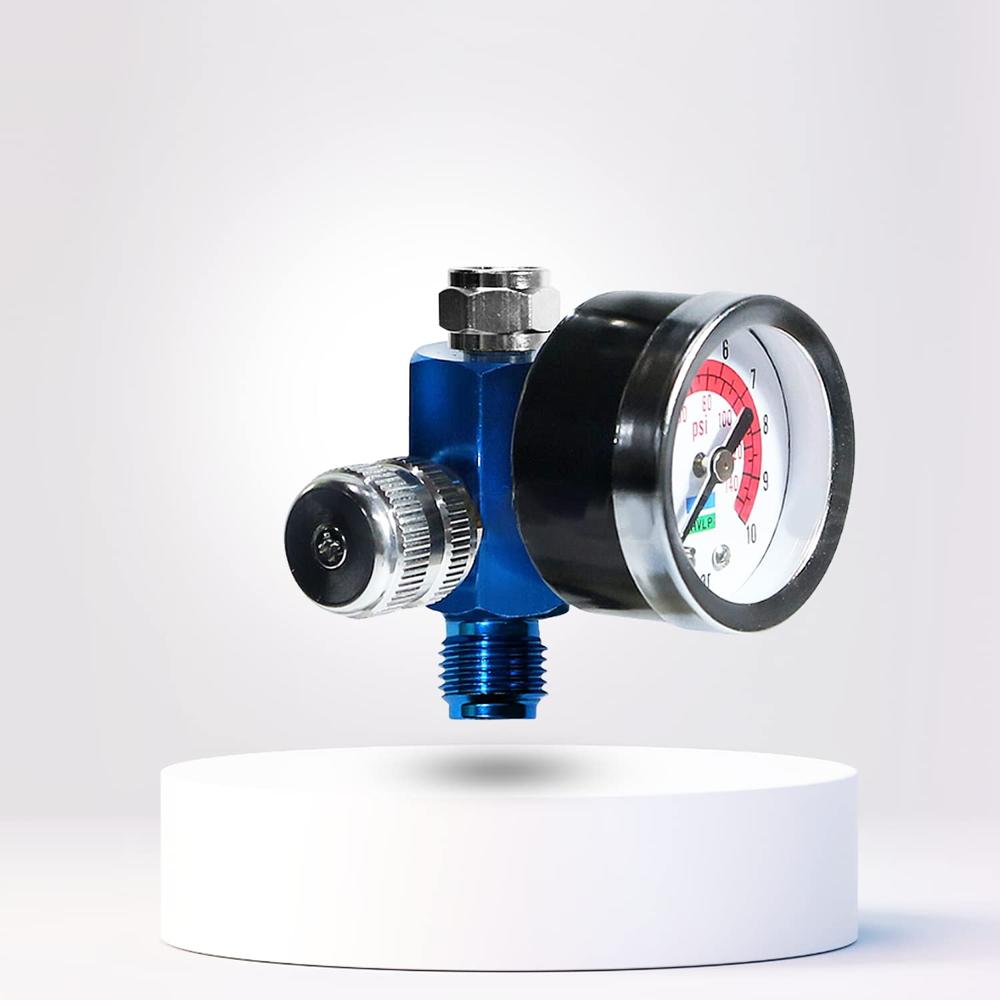 Regulador de compresor de aire LE Lematec AR-01 ¼ NPT. Regulador de presión de aire 0-150 PSI ...