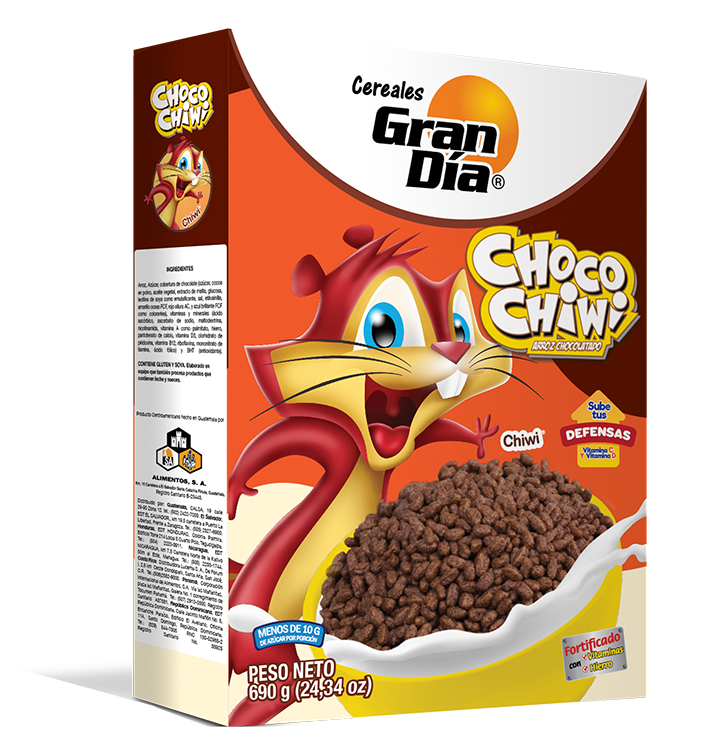 Gran Dia Cereal Choco Chiwi Cocoa 690G : Precio Guatemala