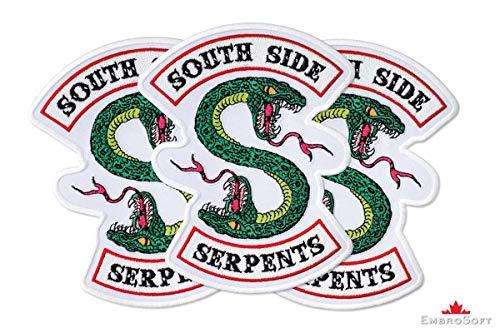 Riverdale Southside Serpents Biker Gang Emblem Embroidered Patch Iron ...