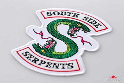 Riverdale Southside Serpents Biker Gang Emblem Embroidered Patch Iron ...