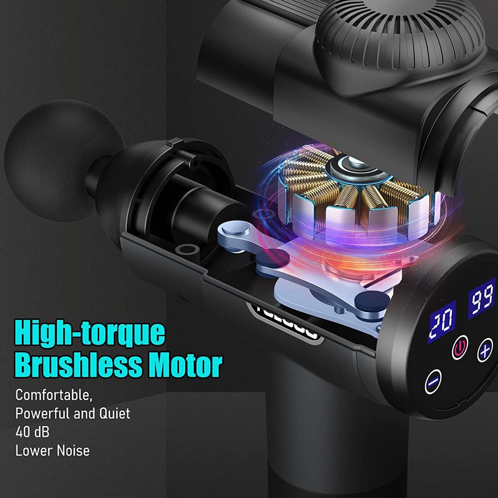 Pistola Para Masajes Toloco–T11 Pro, De Mano, Para Tejido Muscular ...